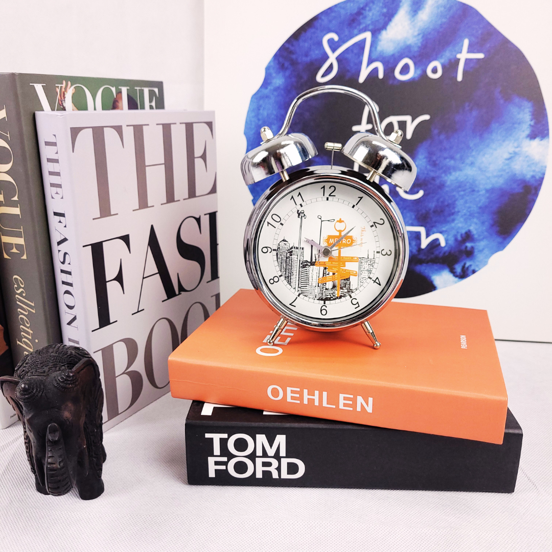 Analogue Alam Table Clock Home Decoration – SHOPSINJOY